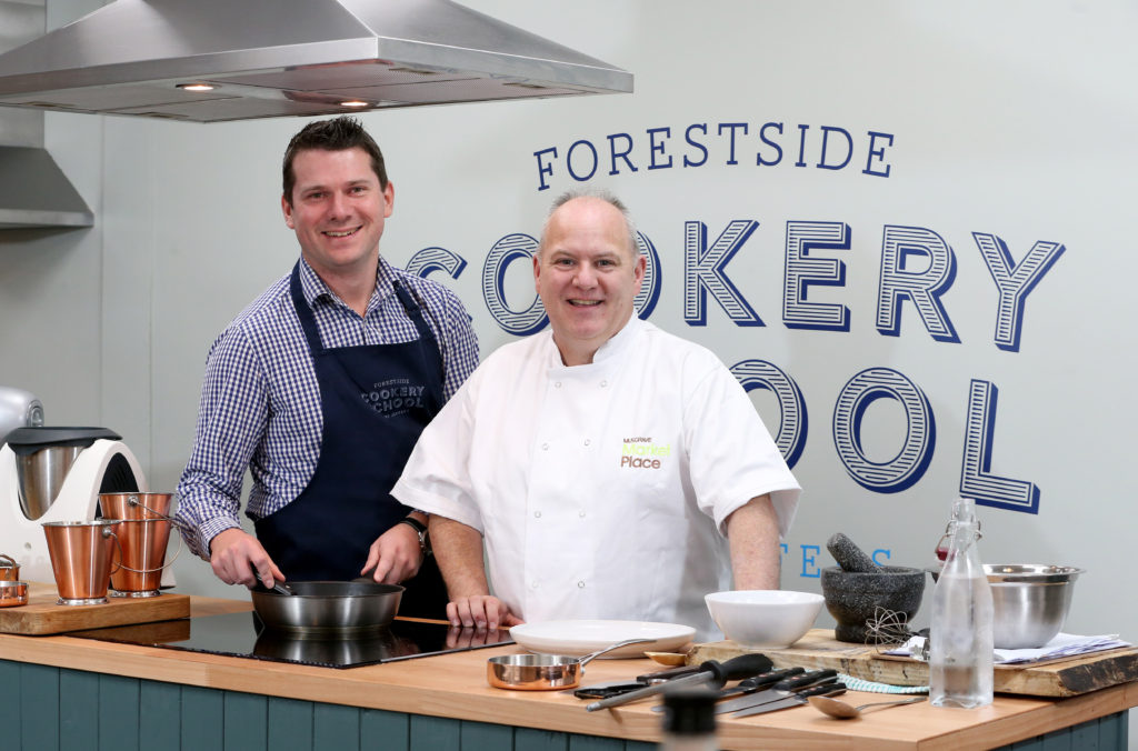 Stephen Jeffers launches Forestside Cookery School