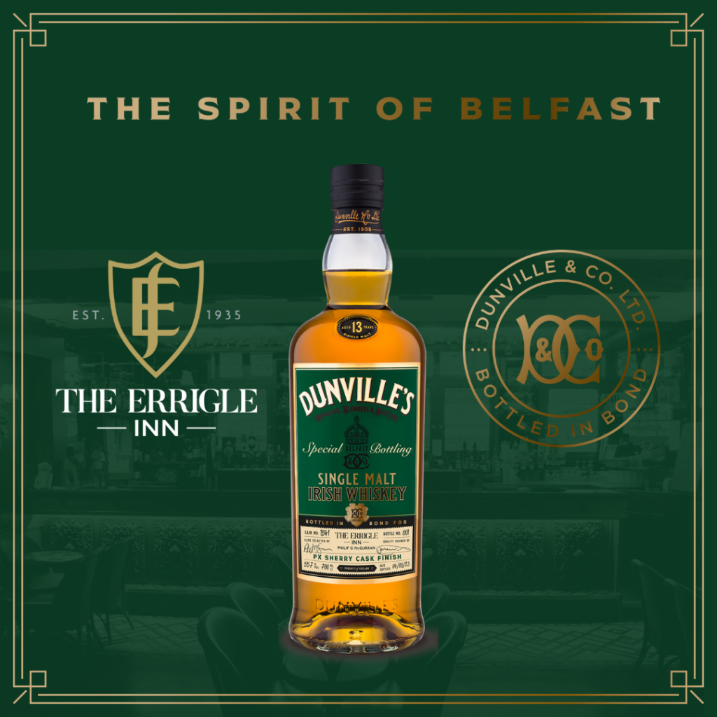 Dunville’s in unique collaboration with the Errigal | Food NI - Our ...